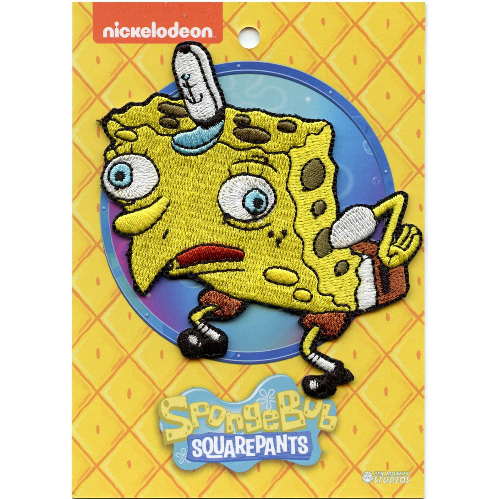 Officially Licensed Spongebob Squarepants Spongemock Patch - Etsy