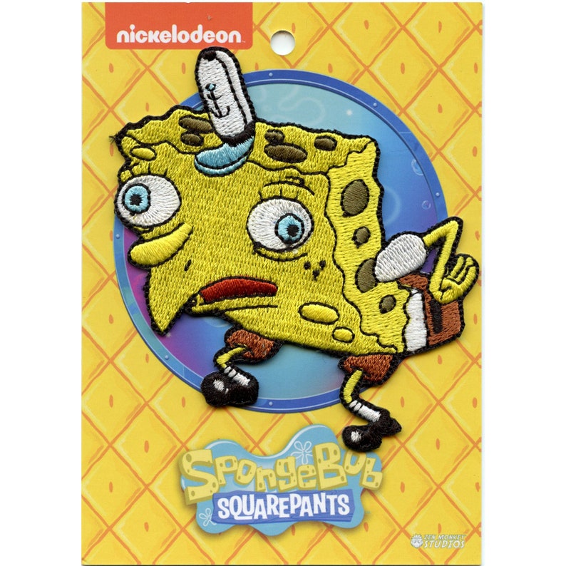 Officially Licensed Spongebob Squarepants Spongemock Patch - Etsy