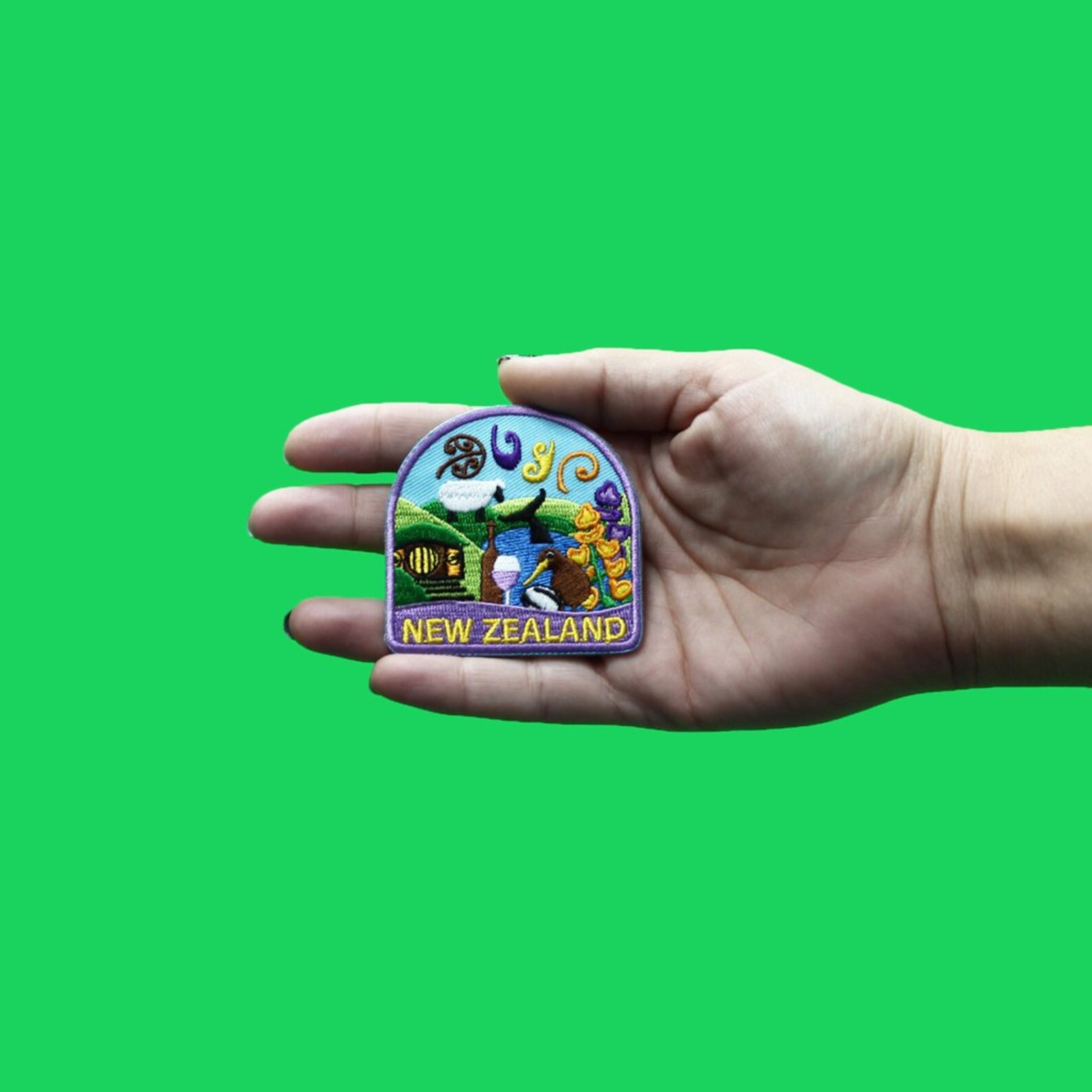 New Zealand World Showcase Patch Shield Embroidered Iron on AE4 - Etsy