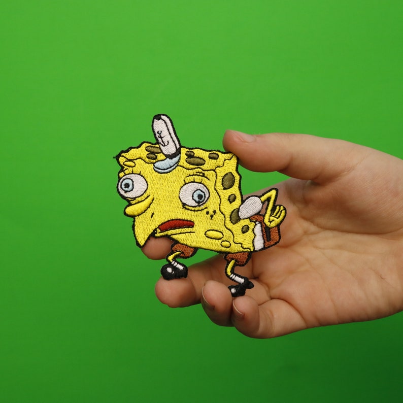 Officially Licensed Spongebob Squarepants Spongemock Patch - Etsy