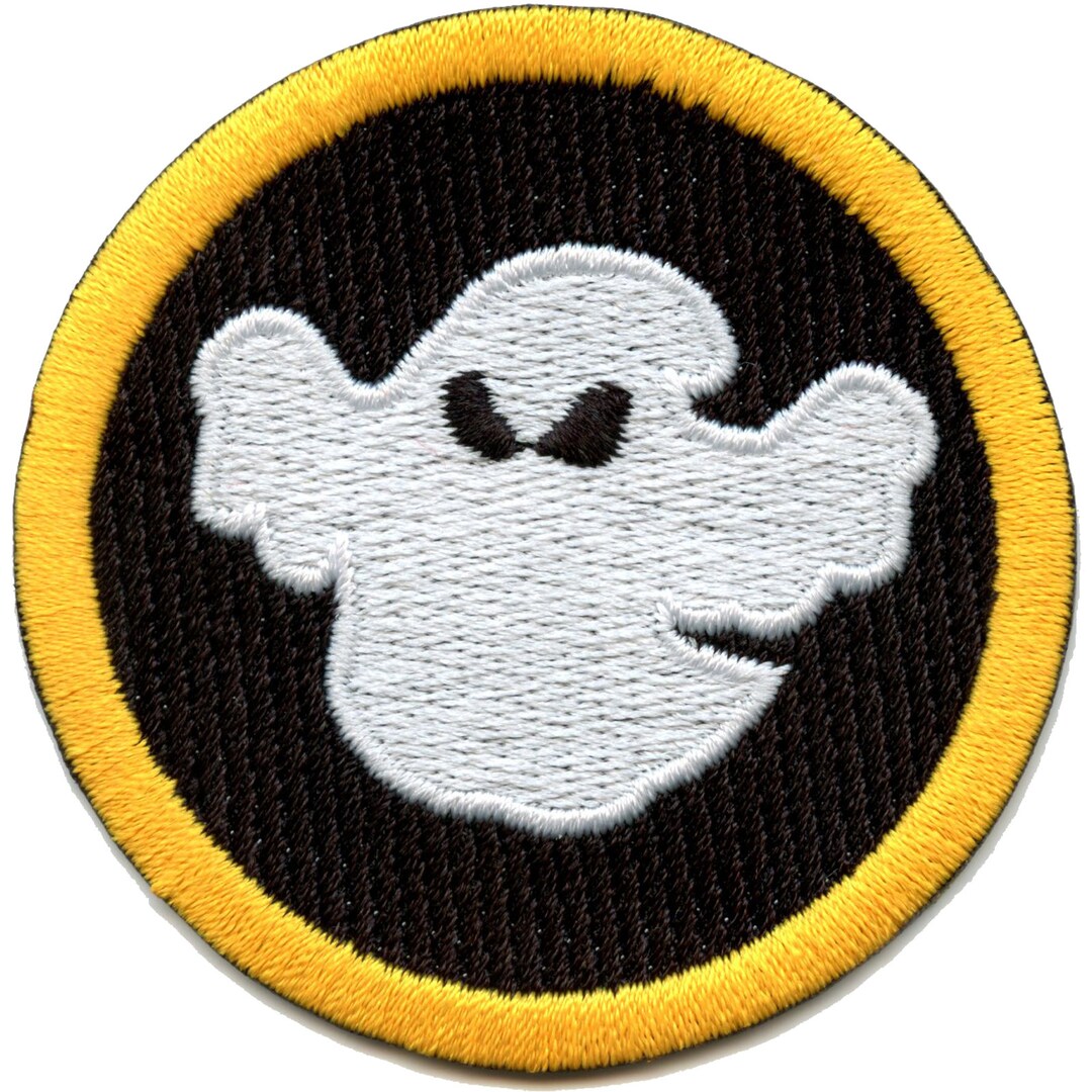 Ghost Hunting Badge Patch Haunted House Wilderness Scout Sash Iron on ...