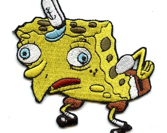 Officially Licensed Spongebob Squarepants Spongemock Patch Cartoon ...