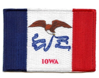 Iowa State Flag - Etsy