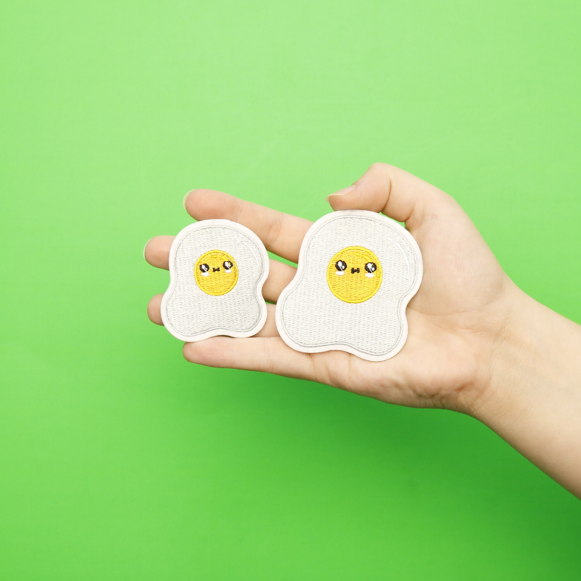 Kawaii Fried Egg Patch Breakfast Food Embroidered Iron on | Etsy