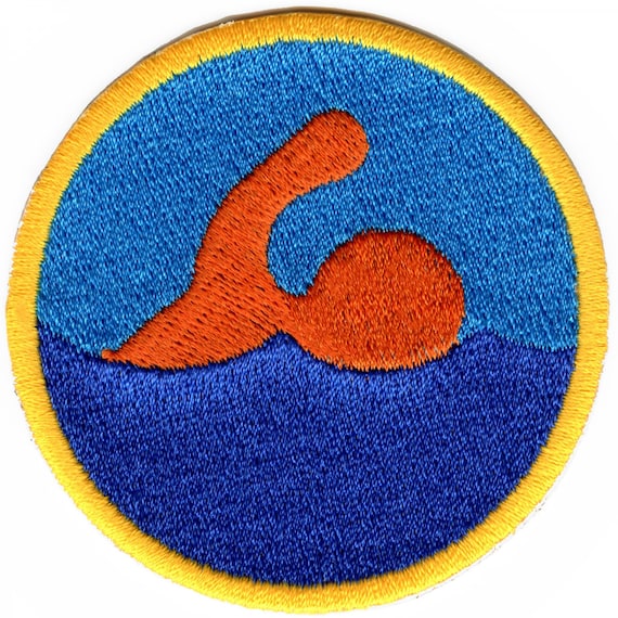 Swimming Merit Badge Wilderness Scout Sash Patch Iron on | Etsy