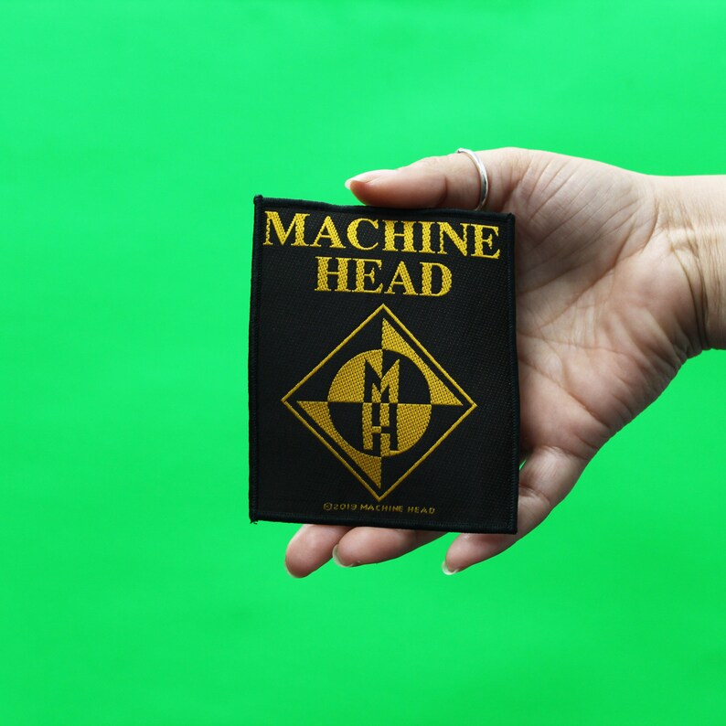 Machine Head Patch MH Diamond Logo Iron on EH5 - Etsy