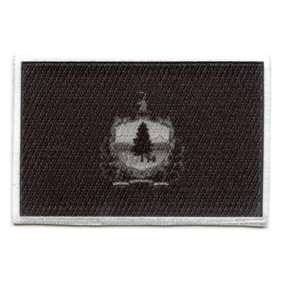Vermont Patch State Flag Grayscale Embroidered Iron on AG8 - Etsy