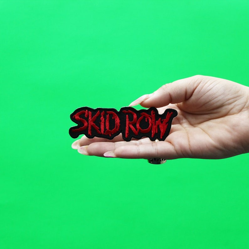 Skid Row Patch Rock Band Logo Embroidered Iron on EH3 - Etsy