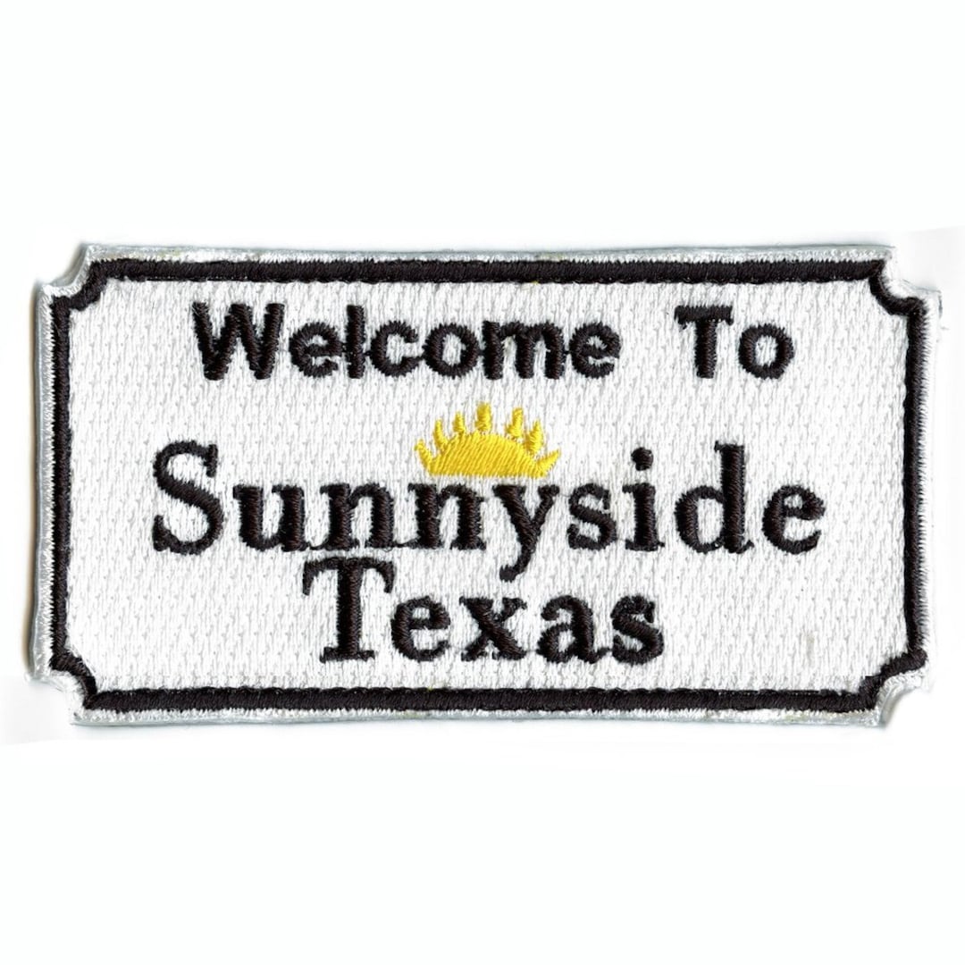 Welcome to Sunny Side Patch Houston Texas Sign Embroidered Iron on BE8 ...