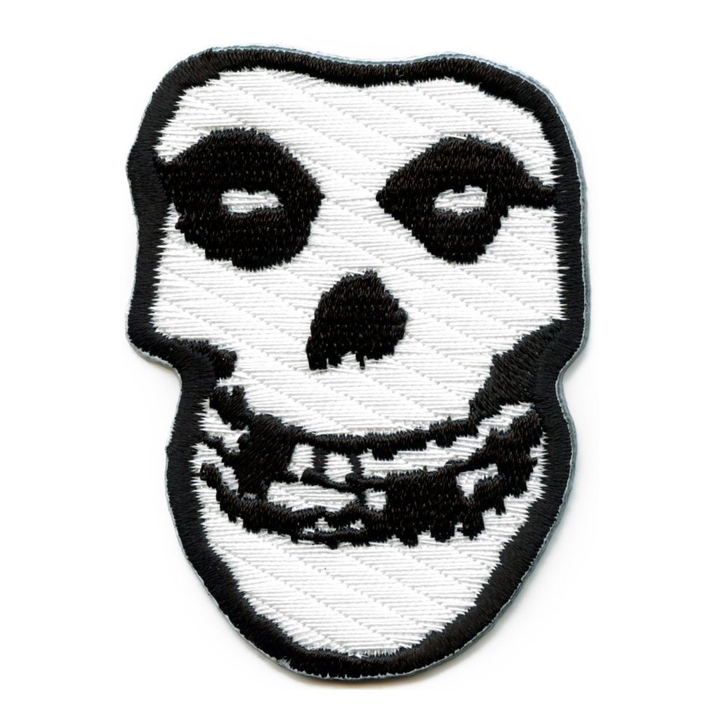 Official Misfits Patch Small Logo Skull Embroidered Iron on - Etsy