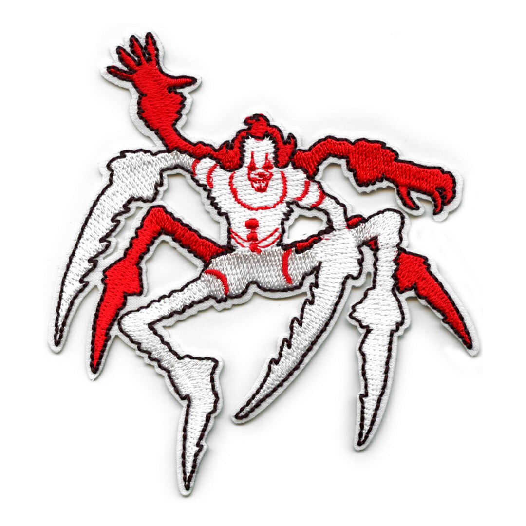 IT Pennywise Spider Form Patch Horror Classic Movie Embroidered Iron on ...