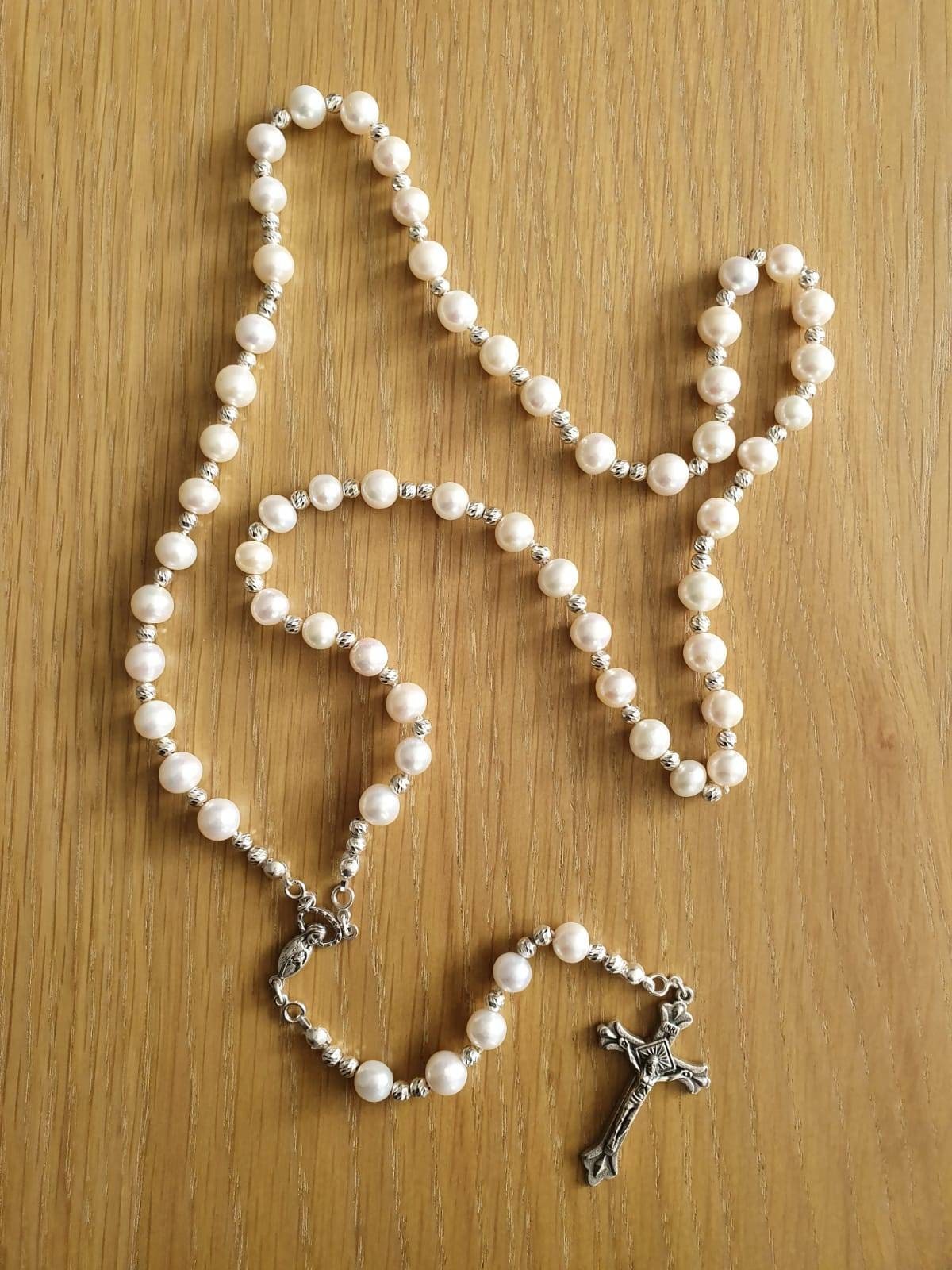 Pearl rosary store