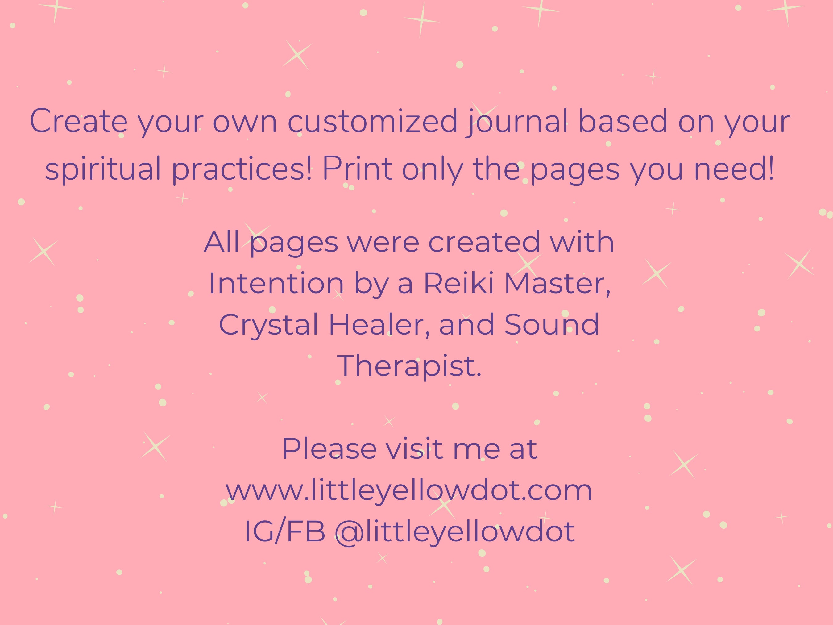 Build Your Own Spiritual Journal Printable - Etsy