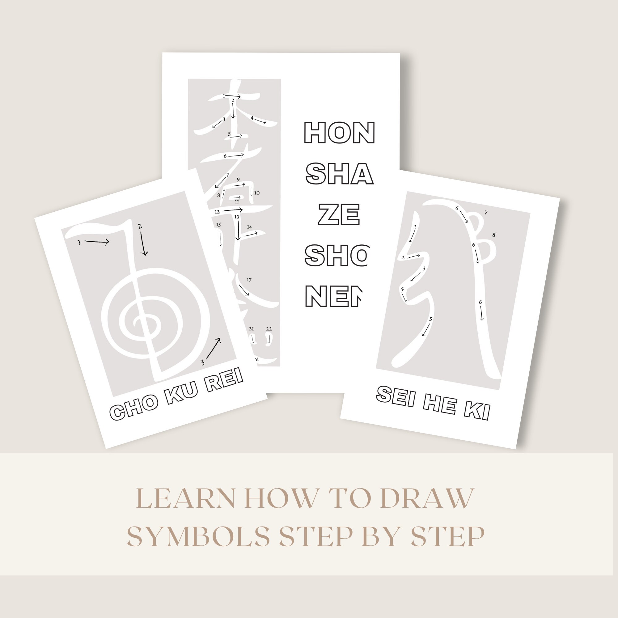 Reiki Symbol Coloring Workbook - Etsy