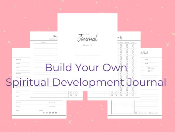 Build Your Own Spiritual Journal Printable | Etsy