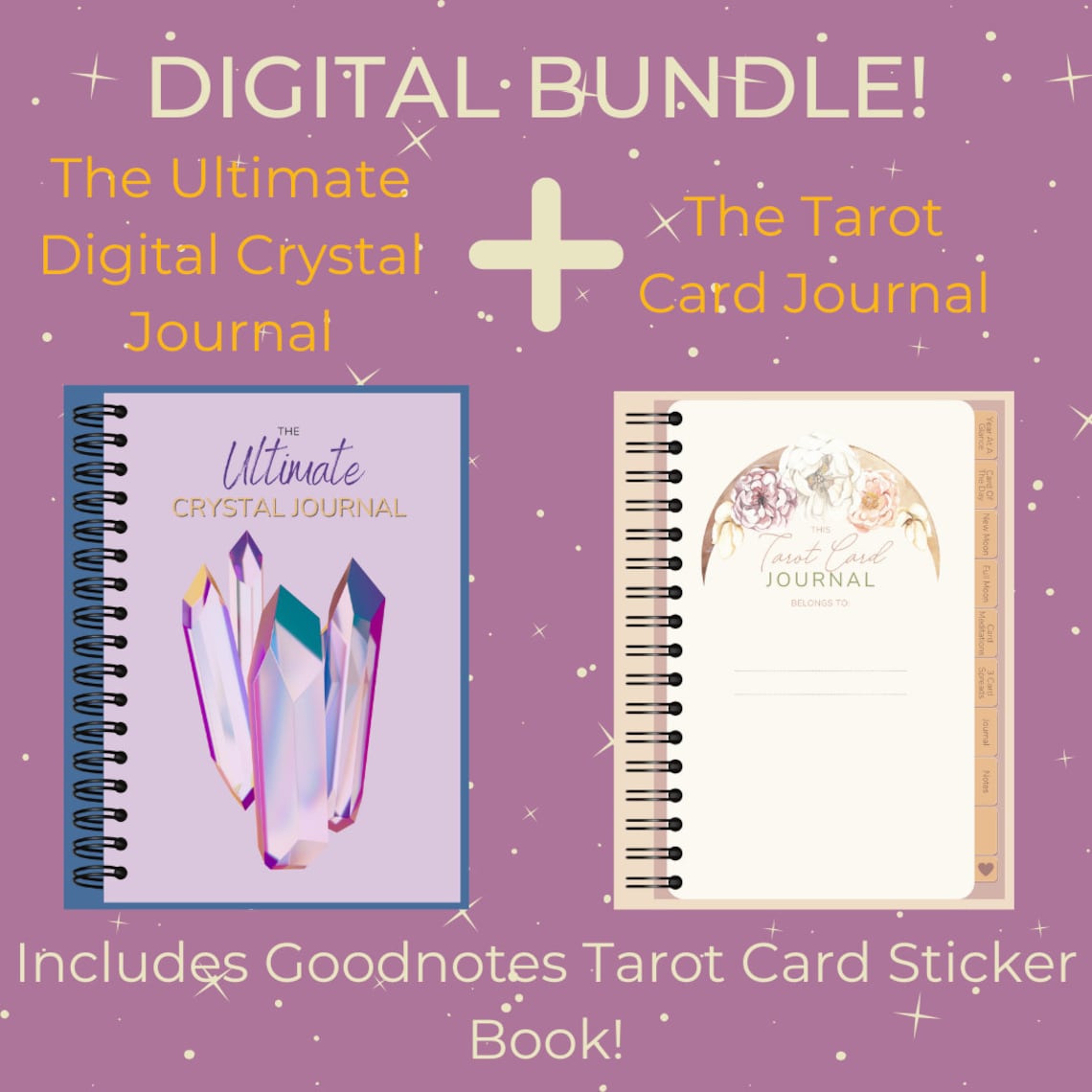 Crystal & Tarot DIGITAL Journal Bundle - Etsy