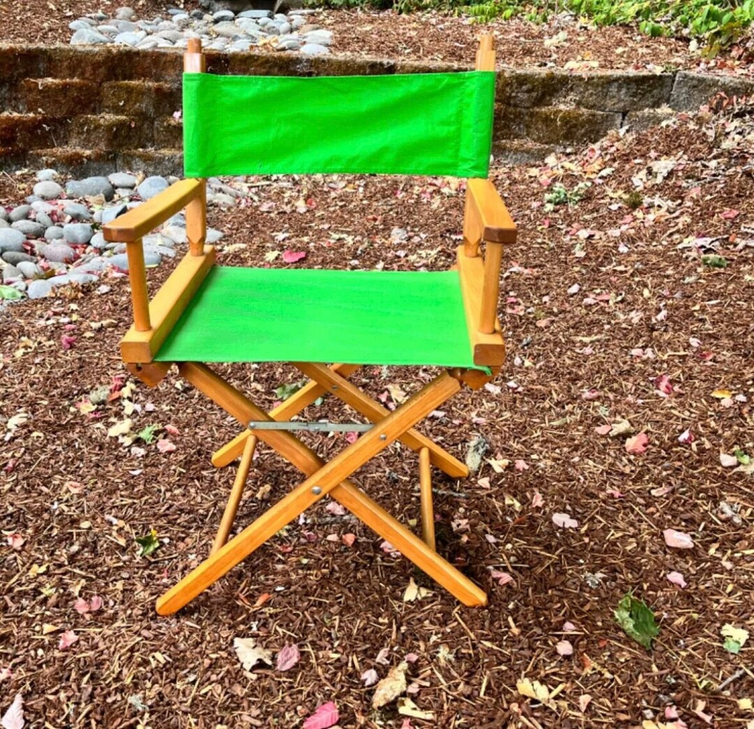 Vintage Commander Chair, Mid Century Modern Director Chair Green - Etsy