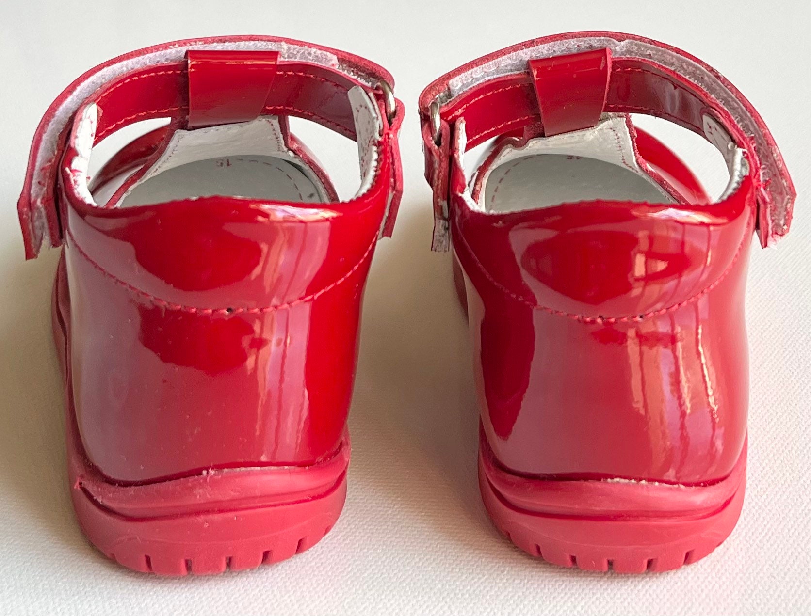 Mary Jane Girl Shiny Red Leather Shoescomfortable school Shoesflower ...