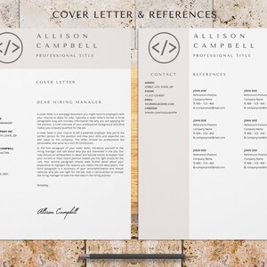 Web Developer Resume Template for Word, Programmer Resume, Software ...