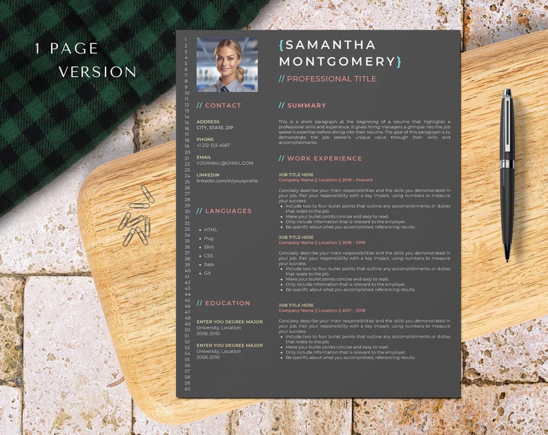 Java Developer Resume Template for Canva, Software Engineer, It ...