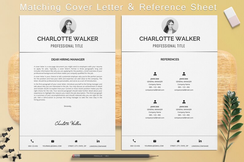 Software Engineer Resume Template for Word It Resume | Etsy