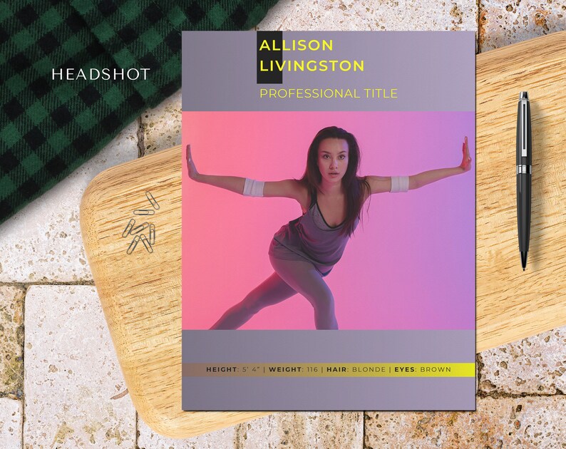 Dance Teacher Resume Template for Canva, Dance Instructor Resume ...