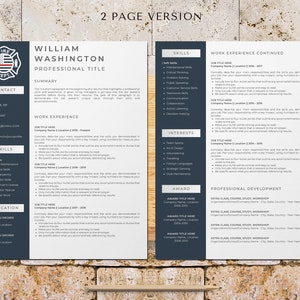 Firefighters Resume Template for Canva, Fire Dispatchers Cv, Fire ...