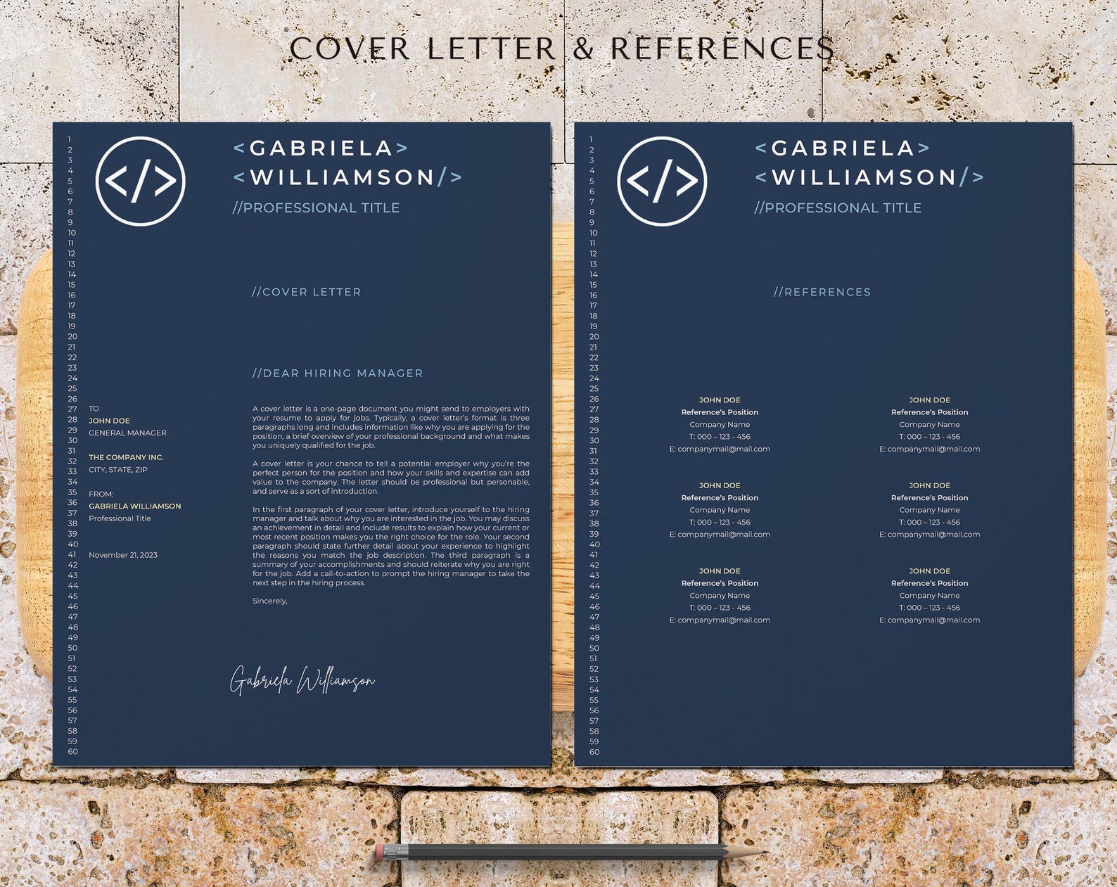 Developer Resume Template for Canva: Perfect for Web and Software ...