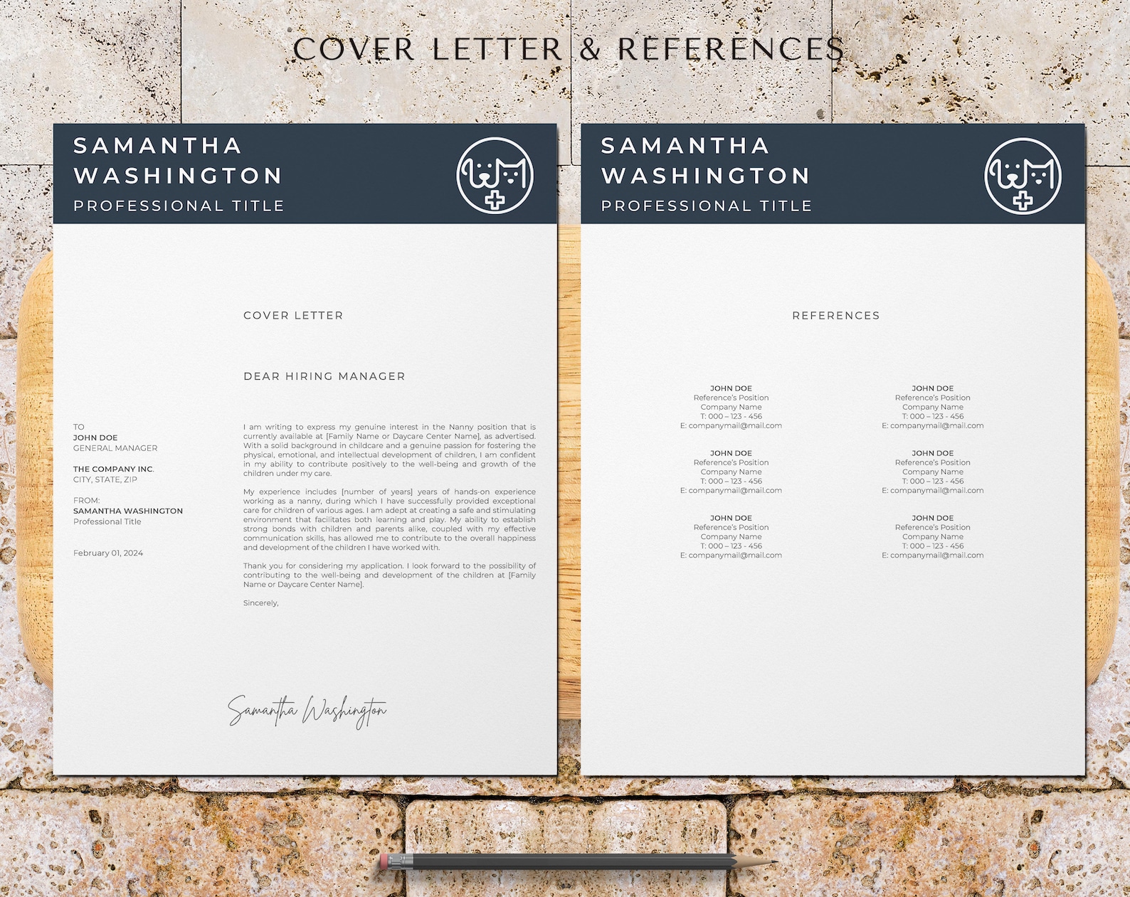 Veterinary Assistant Resume Template for Canva, Veterinary Technician ...