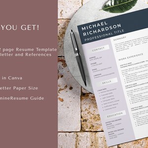 Firefighters Resume Template for Canva, Fire Investigators Cv, Fire ...