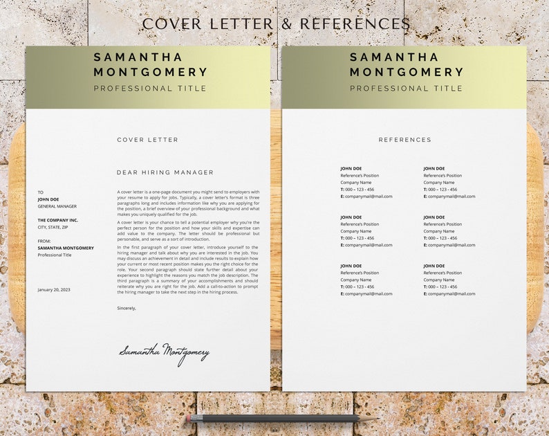 Hairstylist Resume Template for Word, Hairdresser Resume, Master Barber ...