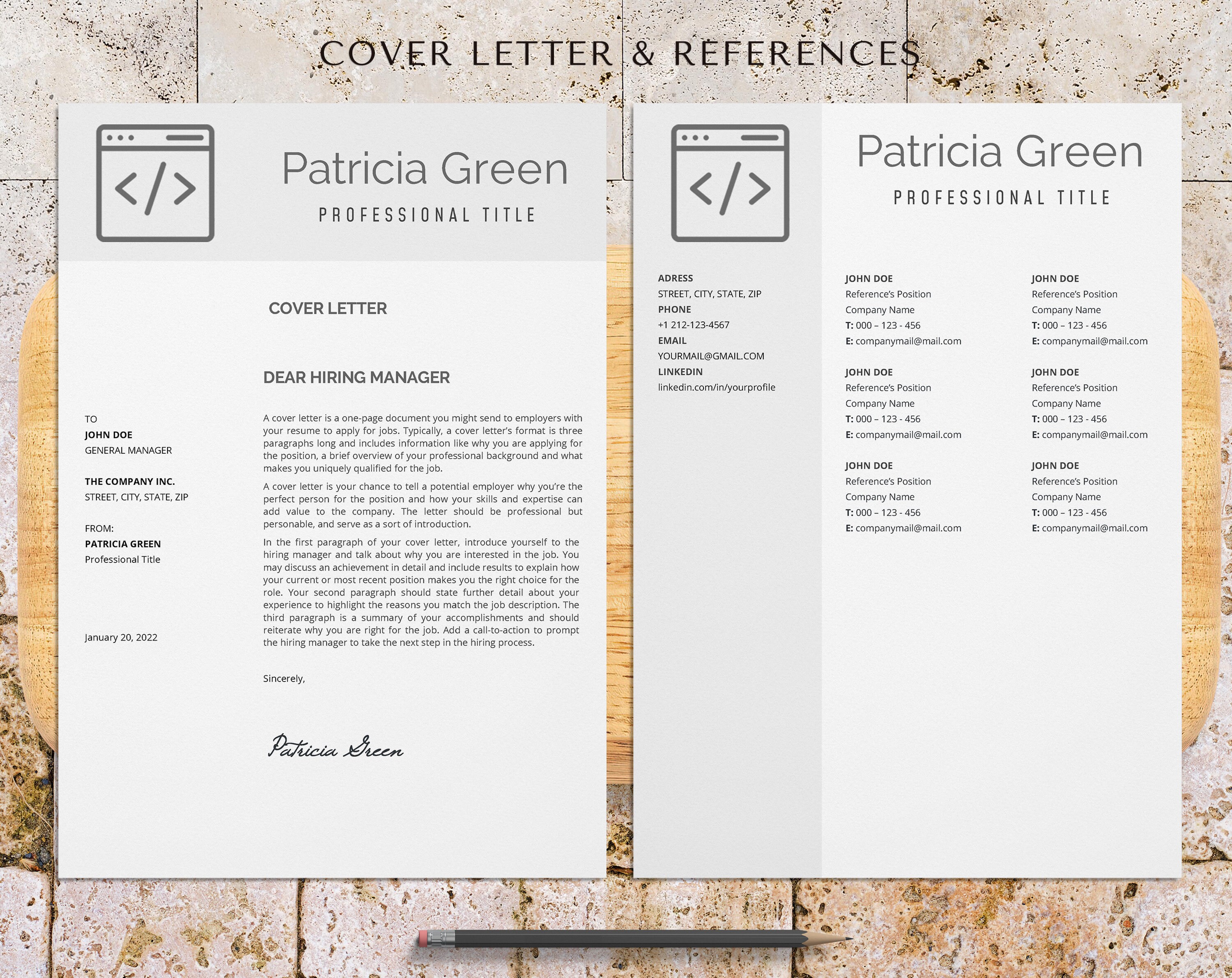 Software Engineer & Developer Resume Template, Programmer Resume, It ...