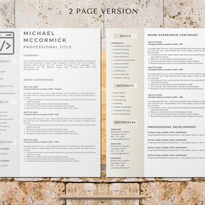 Software Engineer Resume Template for Canva, It Resume Template, Web ...