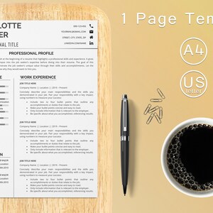 Software Engineer Resume Template for Word It Resume | Etsy