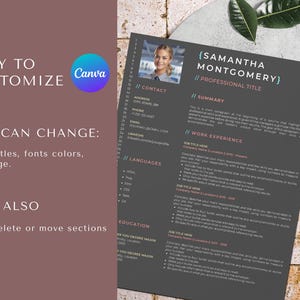 Java Developer Resume Template for Canva, Software Engineer, It ...