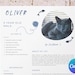 Cat Resume With Photo for Canva, Cat Resume for Rental Application, Cat ...