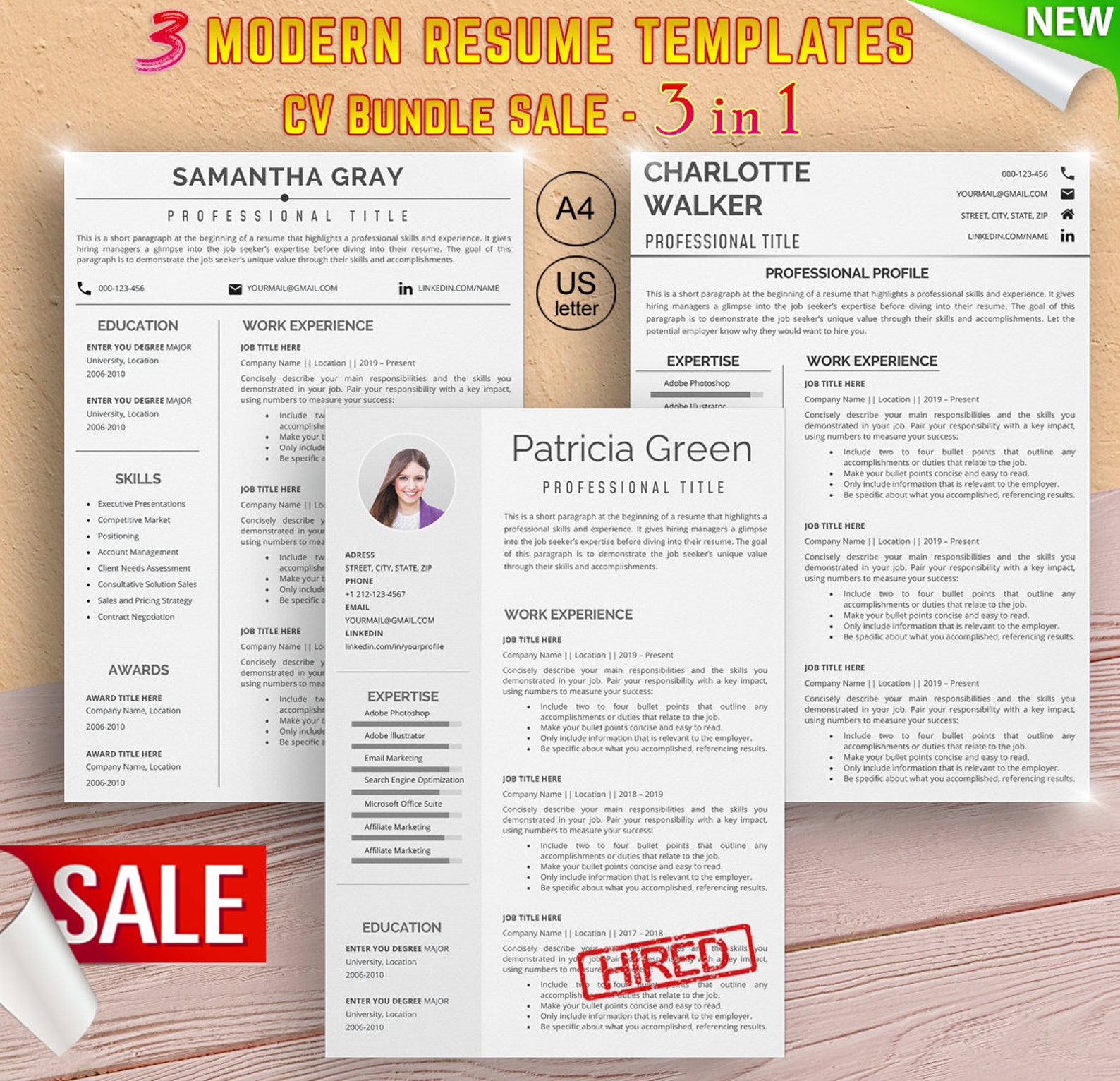 Software Engineer Resume Template for Word It Resume | Etsy