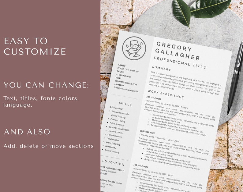 Sommelier Resume Template for Word, Wine Consultant Resume, Winemaker ...