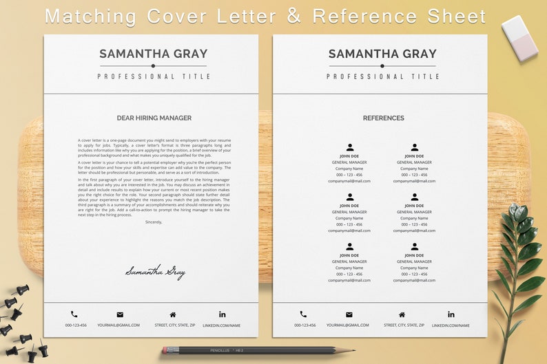 Software Engineer Resume Template for Word It Resume - Etsy