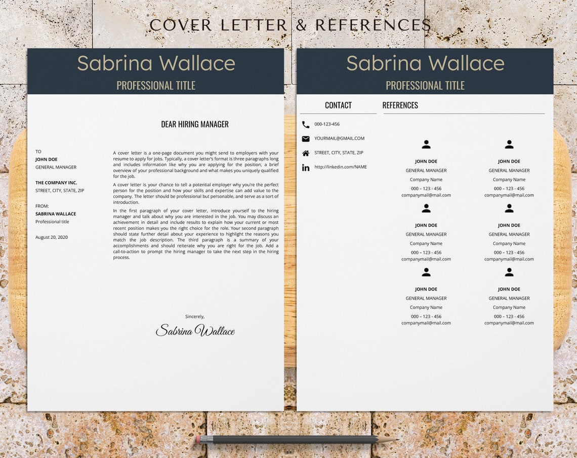 Harvard & Yale Resume Template for Google Docs, Federal Government ...
