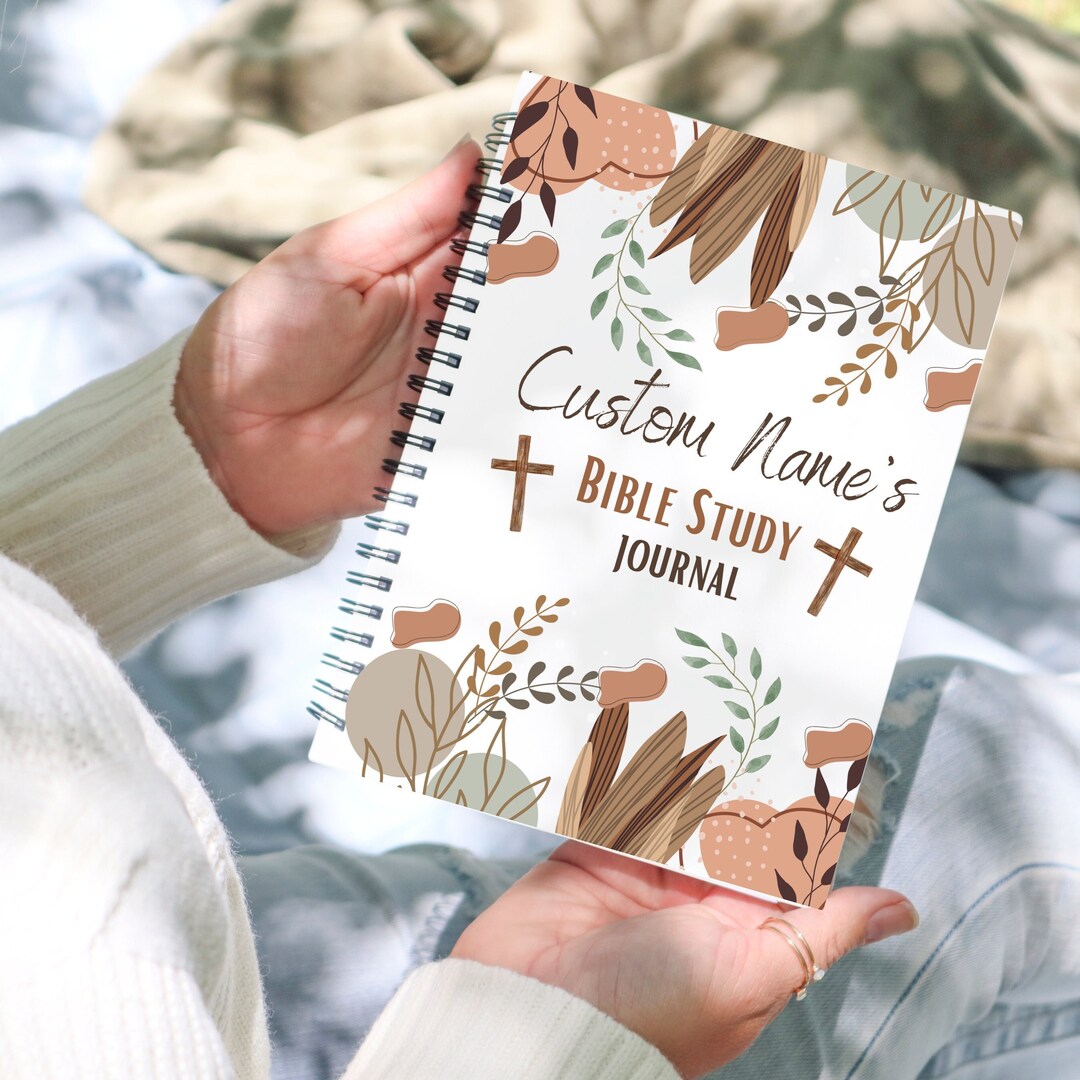 Custom Bible Study Notebook, Christian Notebook, Bible Study Journal ...