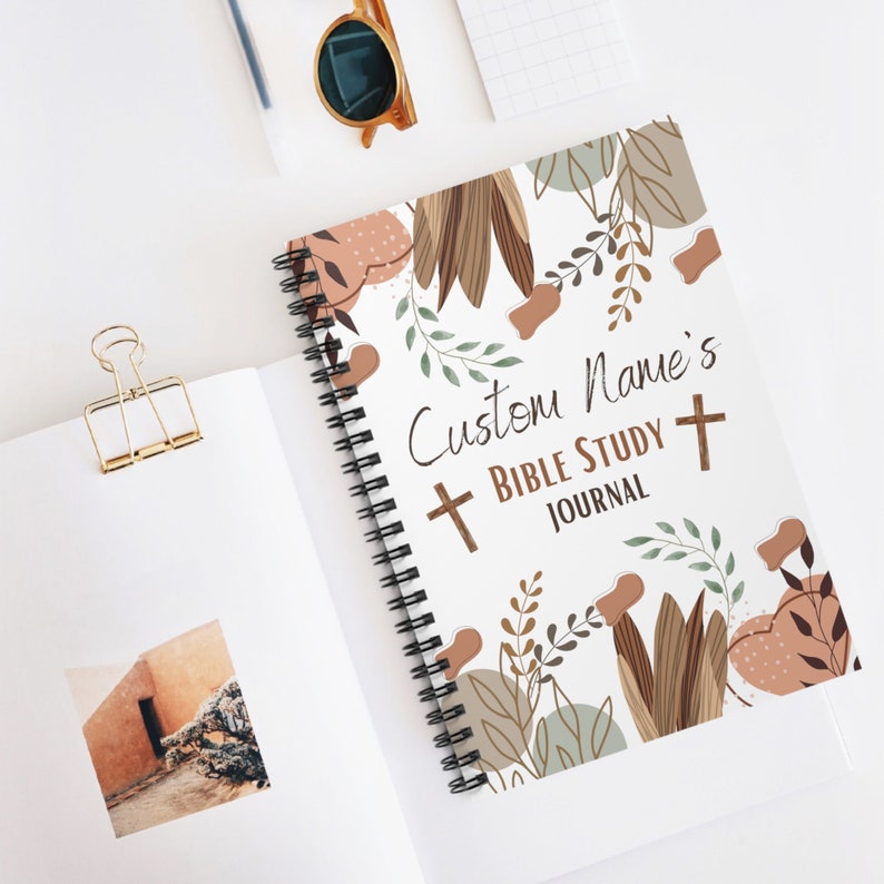 Custom Bible Study Notebook, Christian Notebook, Bible Study Journal ...
