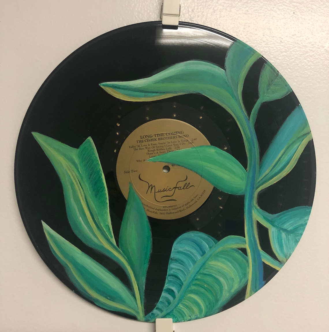 Hand Painted Record - Etsy