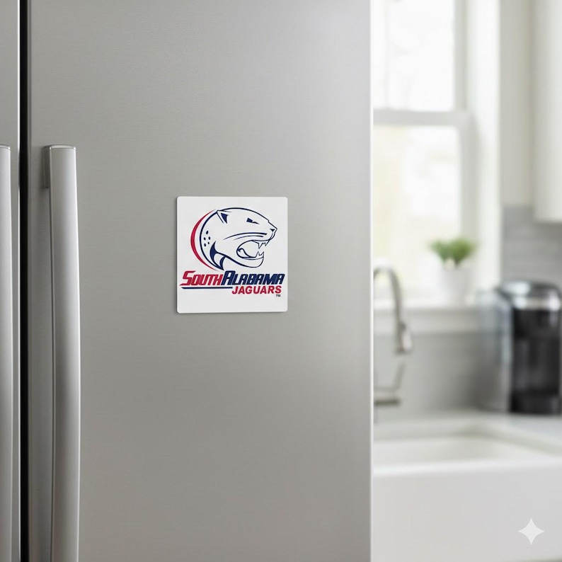 South Alabama Jaguars 5"x 5” Refrigerator Magnet - Etsy