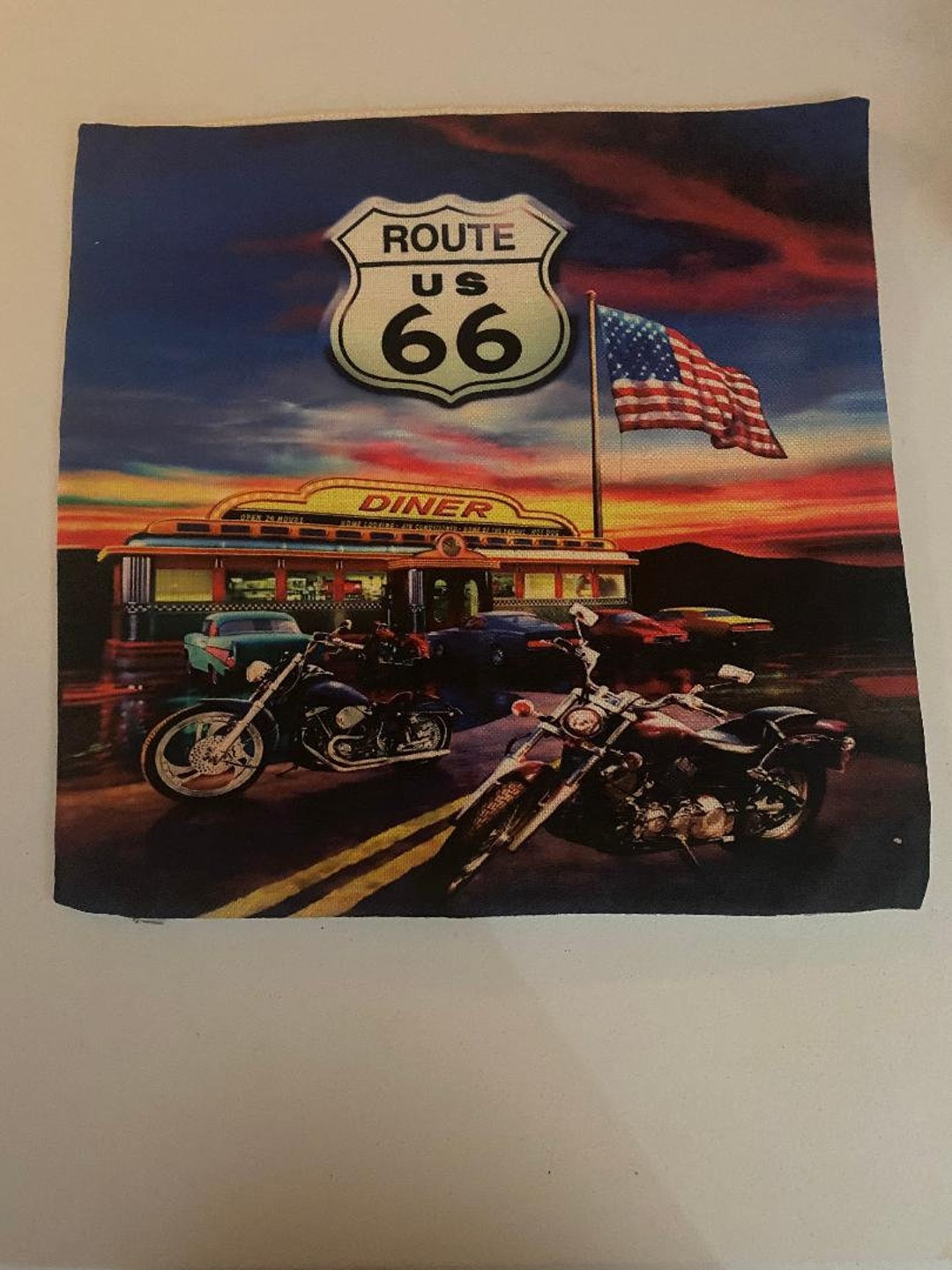 Route U.S. 66 Pillow Cover - Etsy