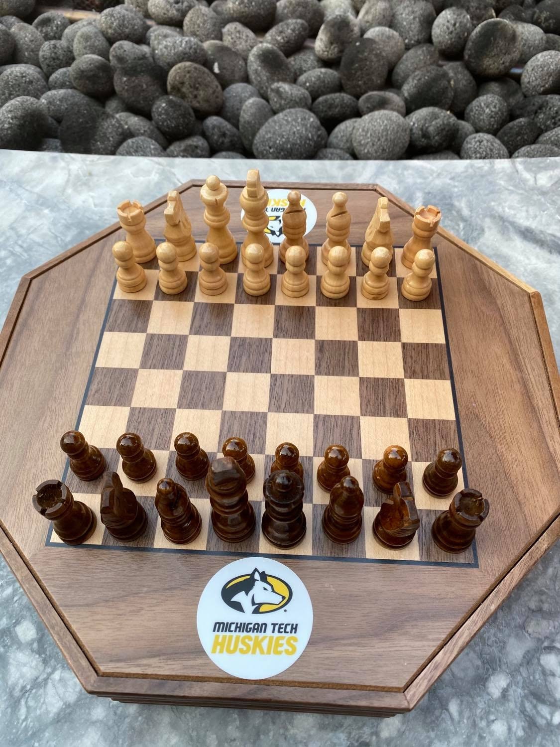 Michigan Tech University Chess Set - Etsy