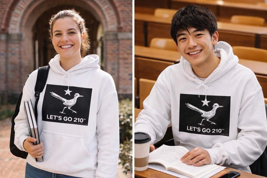 Let's Go 210 Roadrunner Hoodie, Desert Motif, Star Accent by Hampton ...