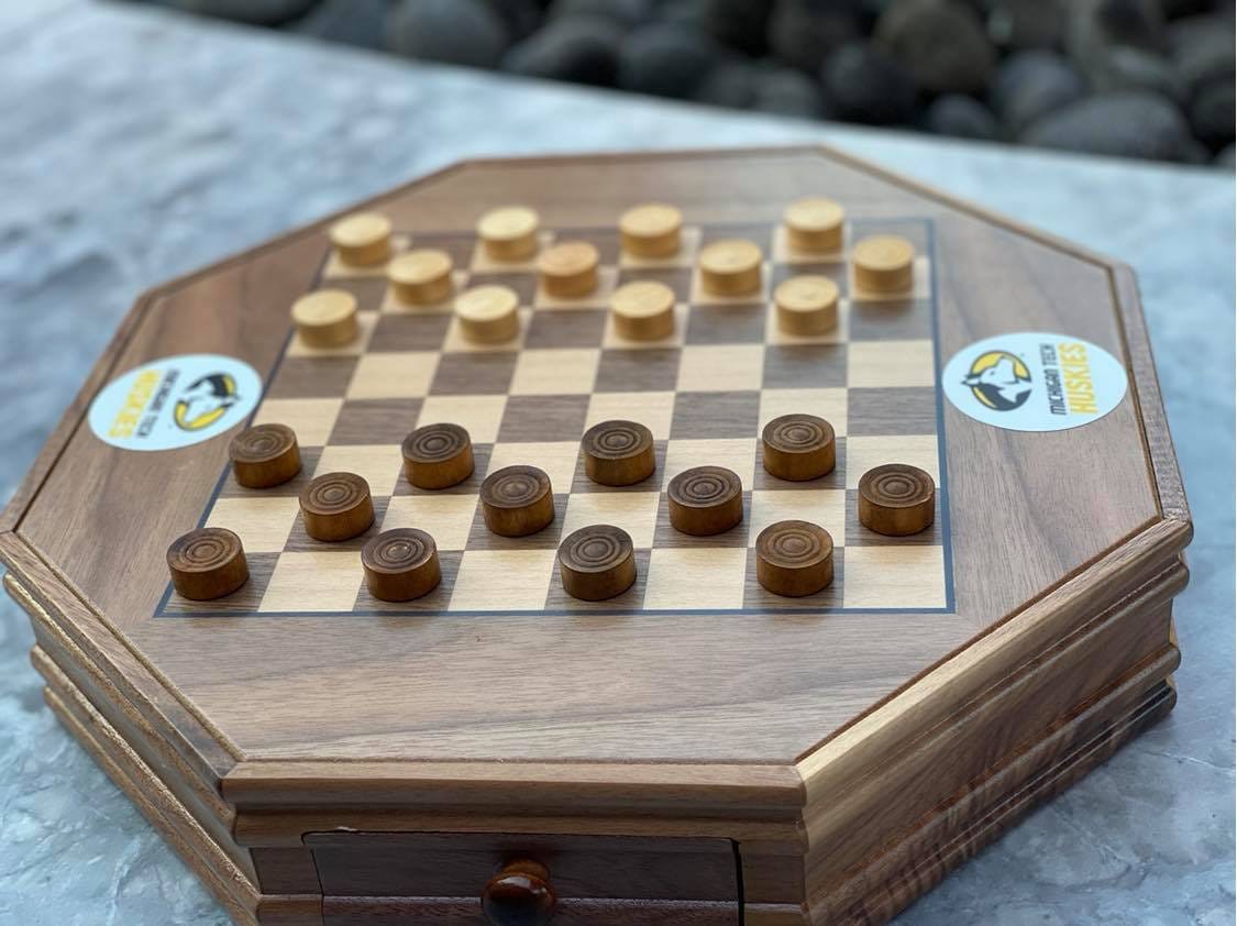 Michigan Tech University Chess Set - Etsy