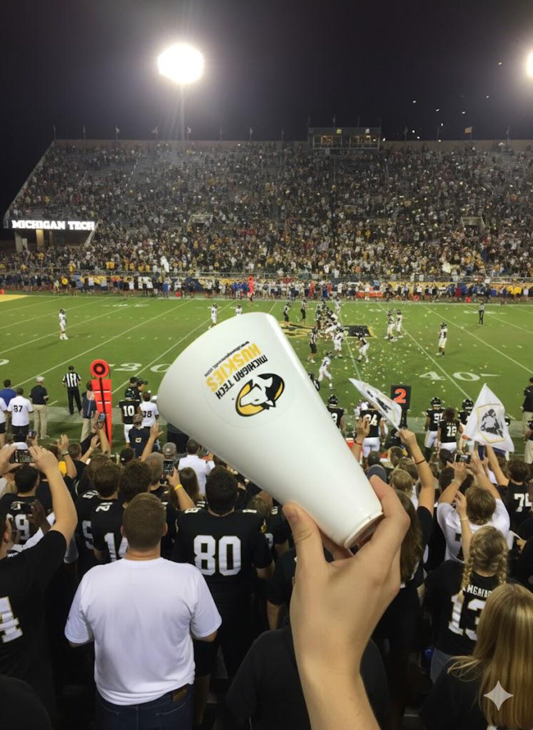 Michigan Tech University 8" Megaphone (white) - Etsy