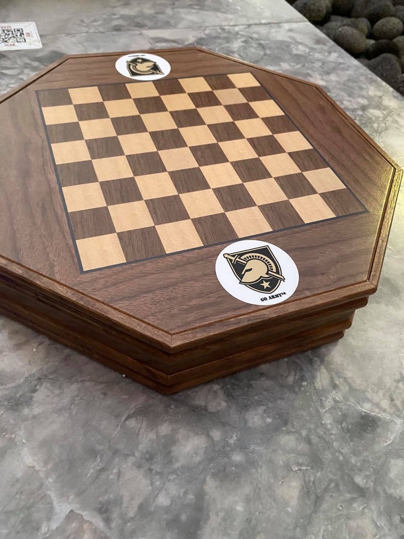 Army Octagon Chess Set - Etsy